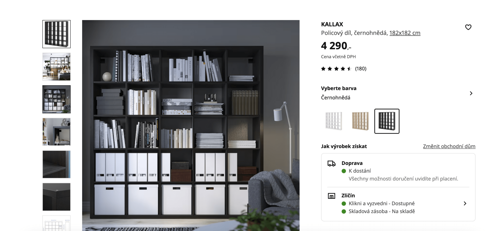 Kallax – druhy, inspirace, recenze - Verge.cz