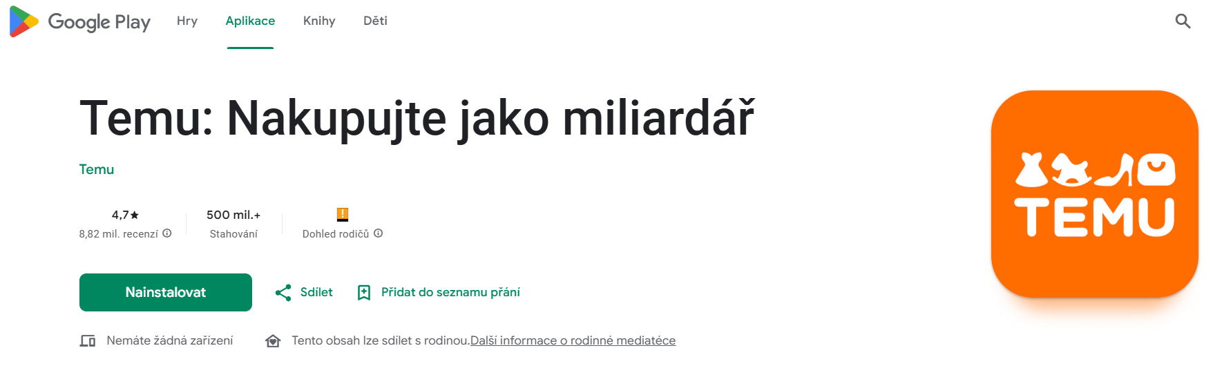 Temu - recenze, reklamace, podvod - Verge.cz